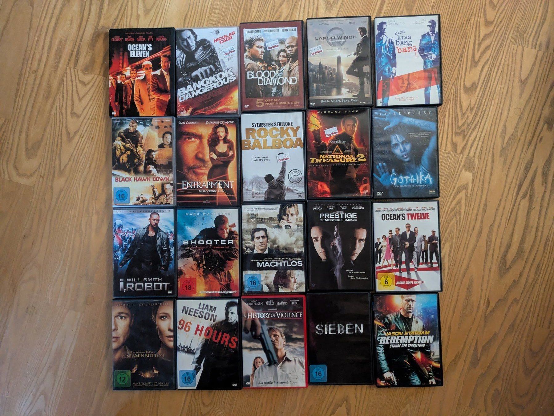DVD-Filmpaket mit 20 Filmen – Action, Thriller und Co. (Gebraucht) in ...