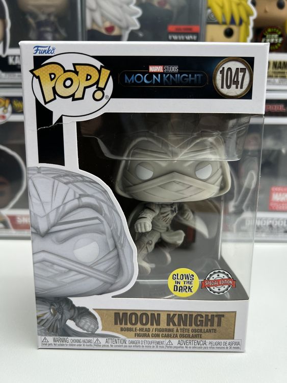 Funko POP! Marvel Moon Knight - Moon Knight (Jumping) Glow (Neu und ...