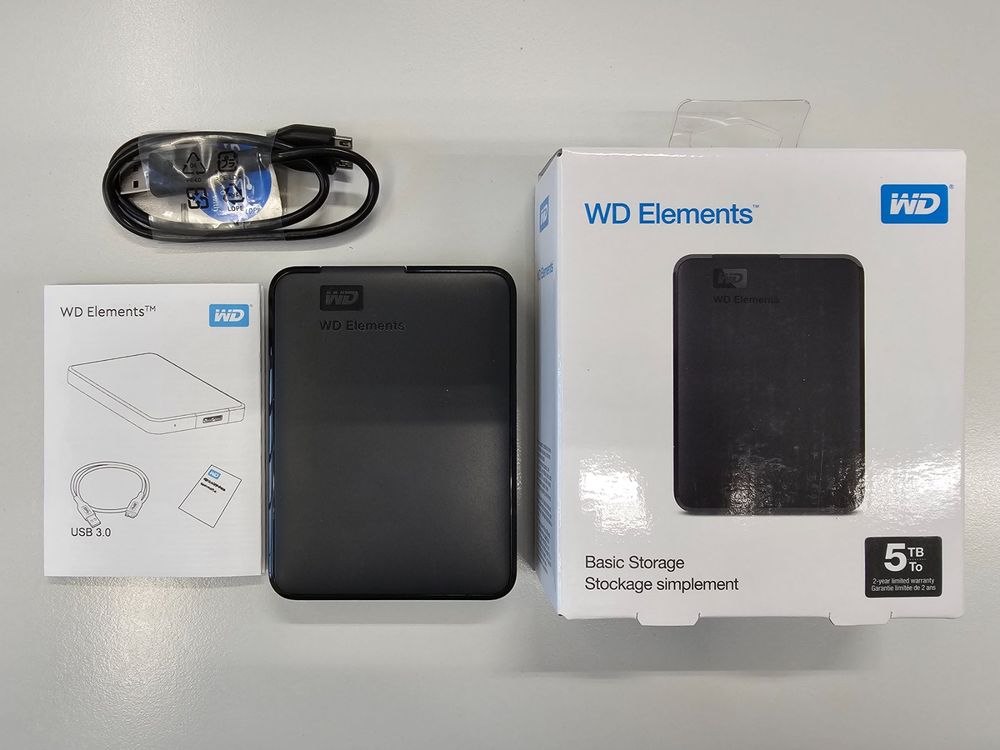Externe 2,5“ Harddisk 5 Terabyte USB 3 - Western Digital (Gebraucht) in ...