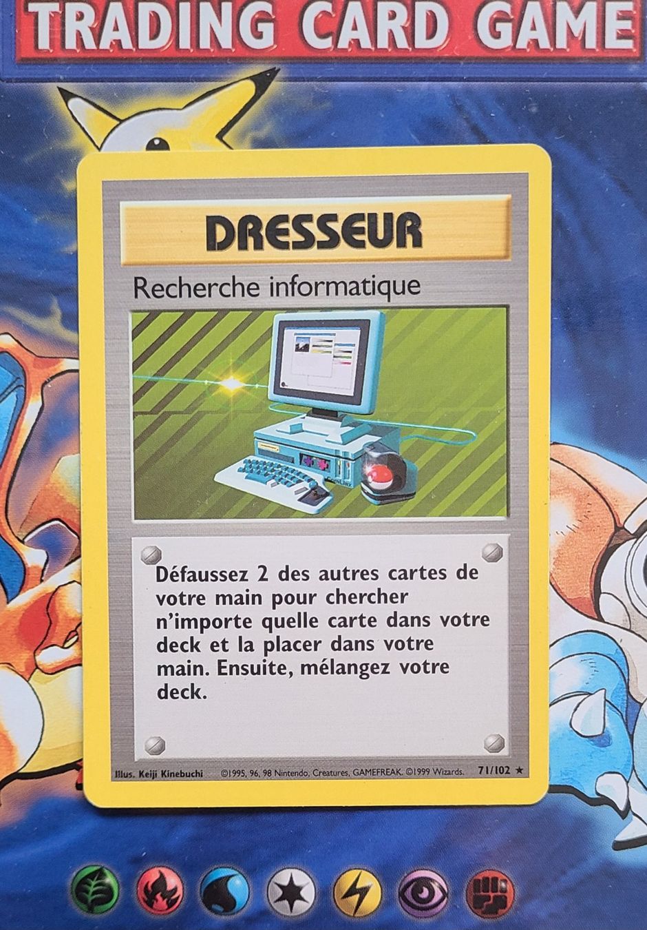 Carte Pokémon Dresseur (Base) Recherche informatique 71/102 (Neuf (Voir ...