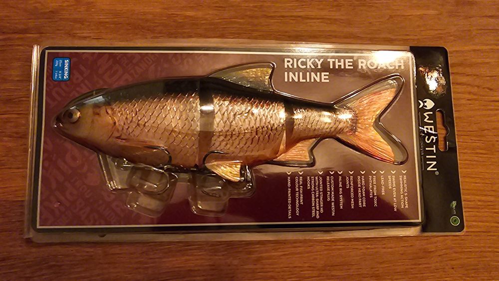 Swimbait Hecht Ricky the Roach inline 25cm 210g real rudd (Gebraucht) in Herisau für CHF 25 ...
