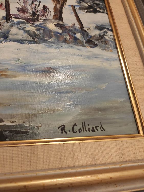Huile sur toile de ROLAND COLLIARD | Kaufen auf Ricardo