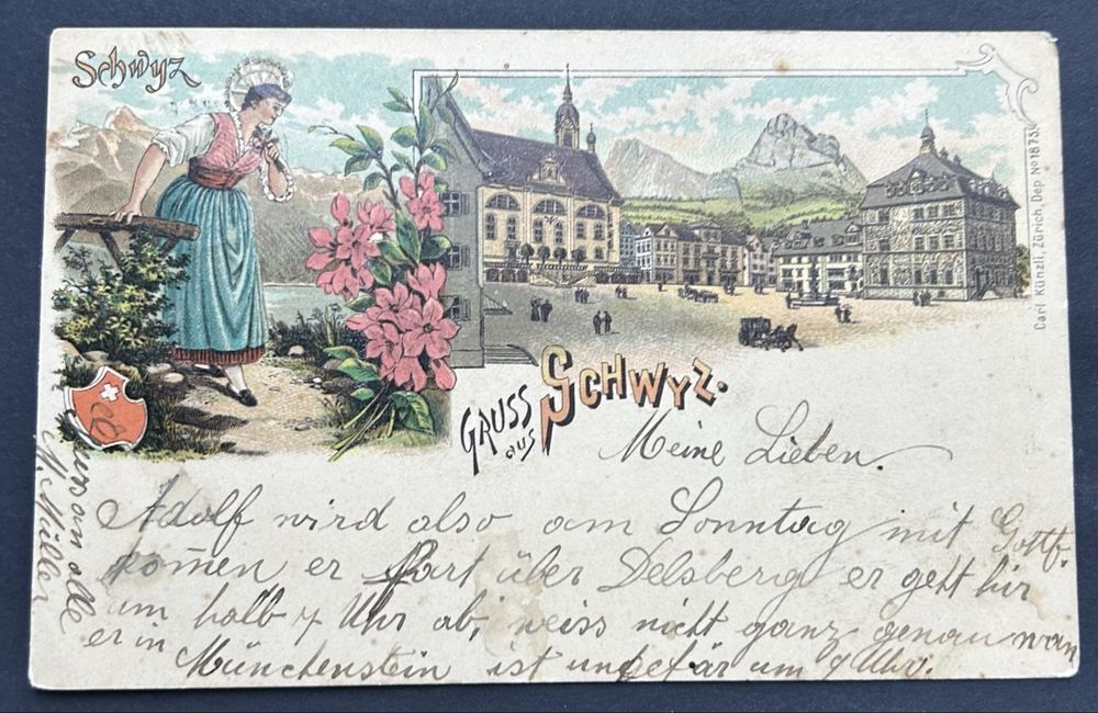 Gruss aus Schwyz Litho (Gebraucht) in Horw für CHF 15 – mit Lieferung auf Ricardo kaufen