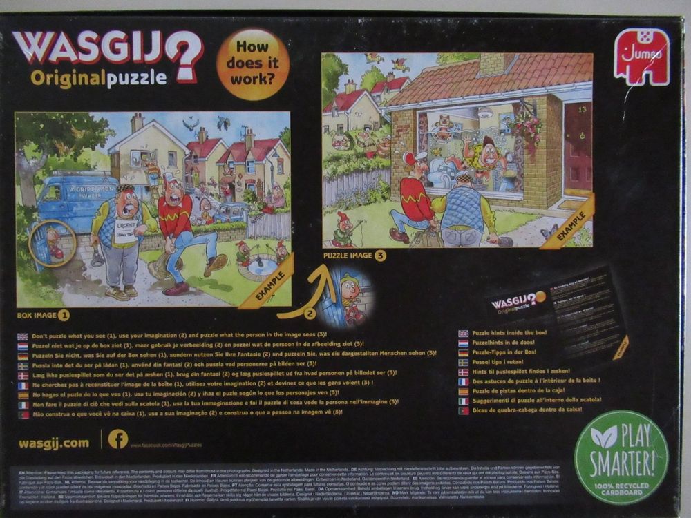 Jumbo Puzzle 1000 Wasgij Nr. 34 A piece of Pride komplett | Kaufen auf ...