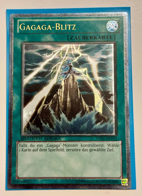 Yu-Gi-Oh! / Gagaga-Blitz / Ultimate Rare / ZTIN-DEV03 (Neu und ...