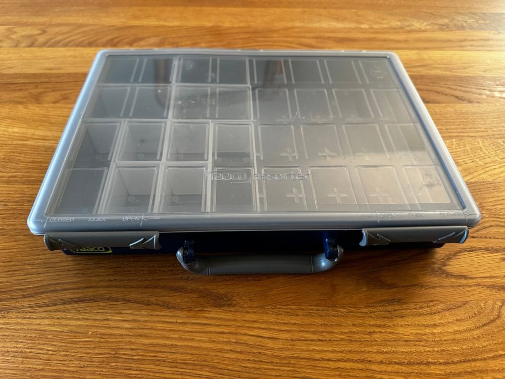 Kleinteilkoffer RAACO mit 10 Fächern | Kaufen auf Ricardo