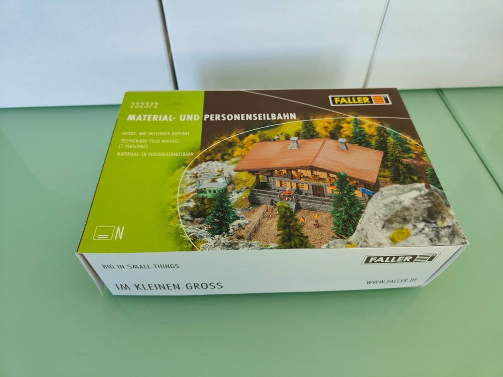 Material- und Personenseilbahn - Spur N - Faller 232372 (Neu (gemäss ...
