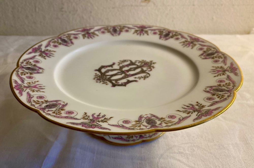 Wunderschöne flache Fusschale von Victor Etienne Paris 1910 | Kaufen ...