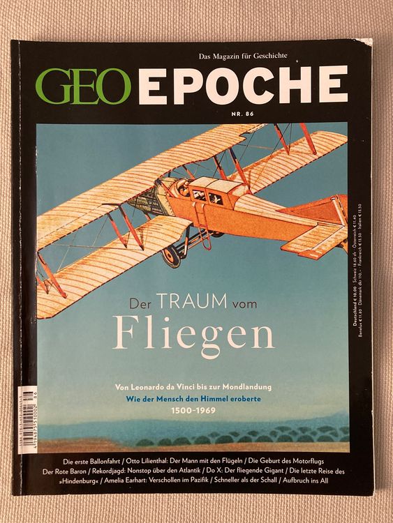 Geo Epoche, Der Traum vom Fliegen (Gebraucht) in Baden für CHF 7.5 – mit Lieferung auf Ricardo ...