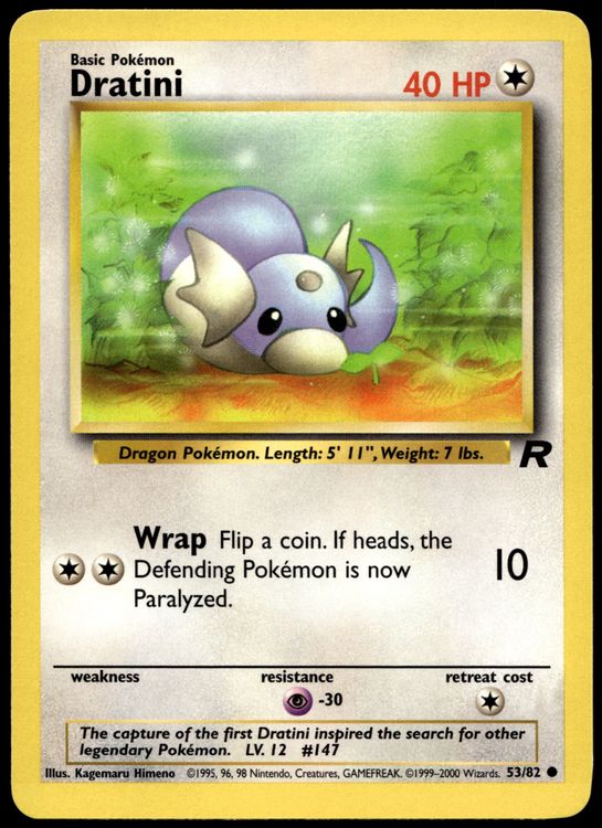 Dratini 53/82 Pokémon Team Rocket ab 1.- (Neu (gemäss Beschreibung)) in ...