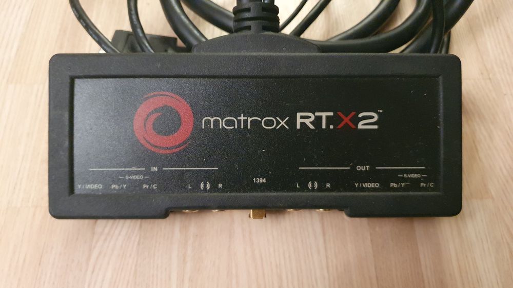 Matrox RT.X2 – nur Breakout-Box (ohne Karte und Software) (Gebraucht) in St. Gallen für CHF 10 ...