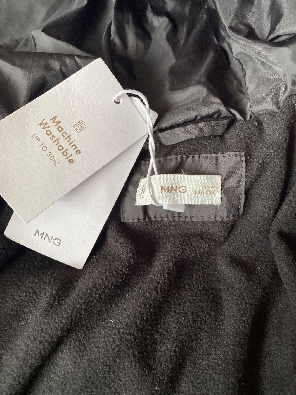 Neuer Wintermantel von MANGO, 146cm, anthrazit, mit Etikett (Neu und ...