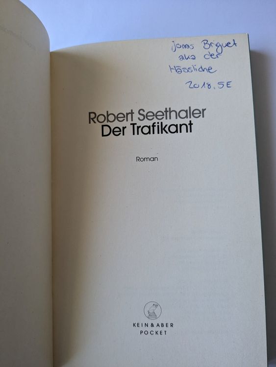Der Trafikant - Robert Seethaler (Gebraucht) in Sierre für CHF 3 – mit ...