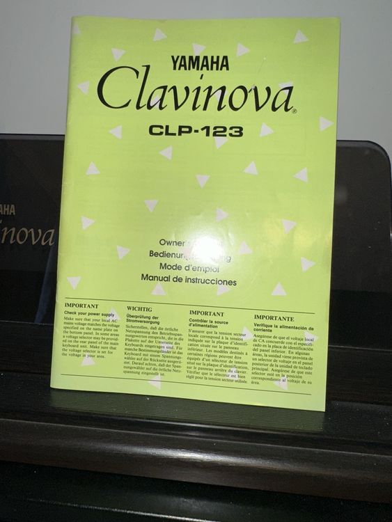 Yamaha Clavinova CLP-123 Digital Piano - Top Zustand! (Gebraucht) in ...
