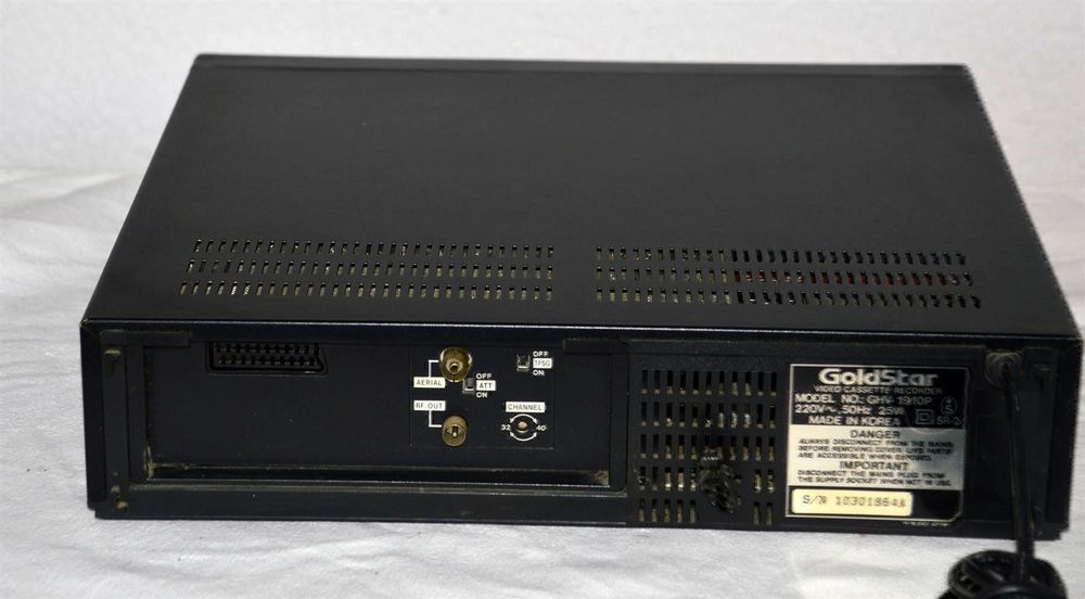 Videorecorder VHS GoldStar GHV-1910P magnétoscope (Gebraucht) in Collonges für CHF 70 – mit ...