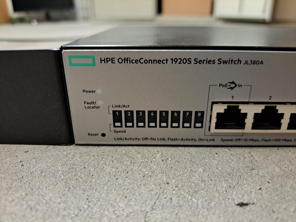8 Port Switch Hewlet Packard HPE Office Connect 1920S | Kaufen auf Ricardo