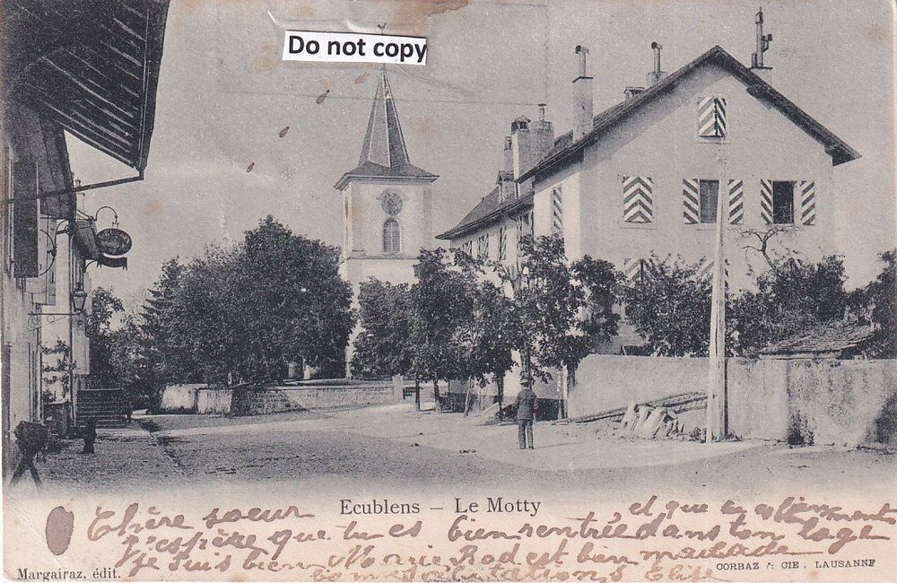 Ecublens VD - Le Motty animée en 1901 | Kaufen auf Ricardo