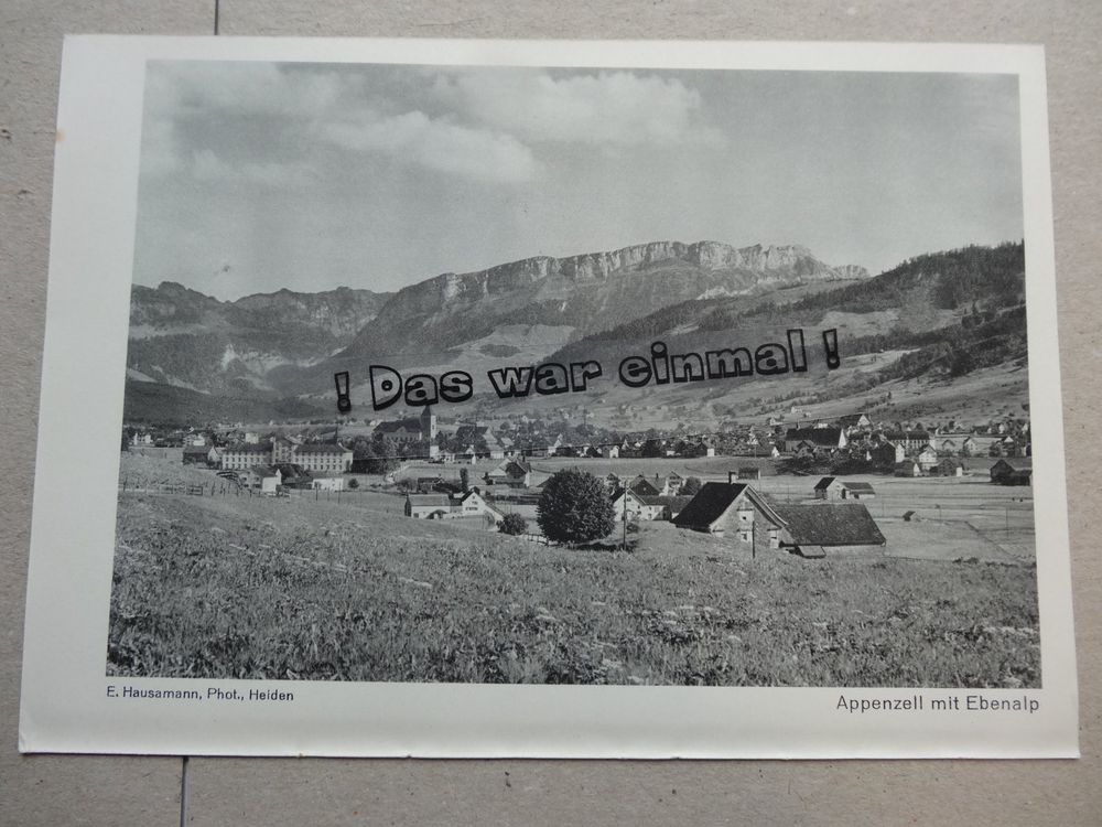 Appenzell Ebenalp anno dazumal | Kaufen auf Ricardo