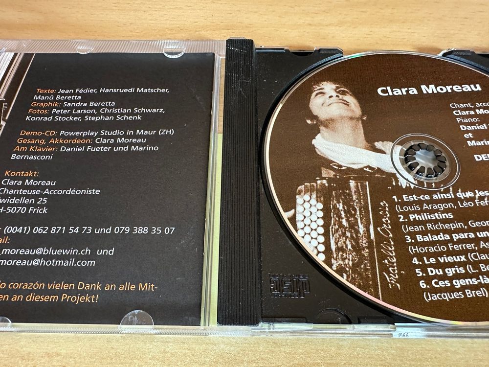 Clara Moreau – Clara Moreau - Promo CD (Gebraucht) in Rikon im Tösstal ...