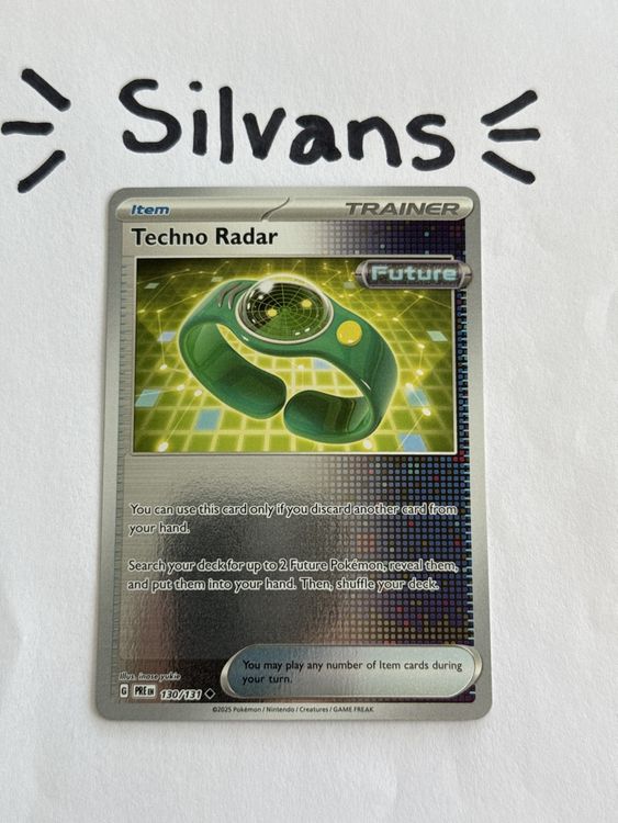 Techno Radar Reverse Holo 130/131 Prismatic Evolutions EN | Kaufen auf ...