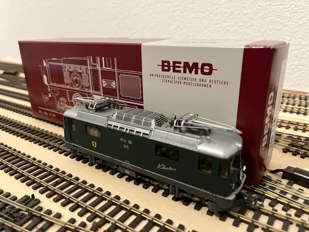 Bemo 1358 115 - RhB Ge 4/4 II 615 "Klosters" (Neu (gemäss Beschreibung ...