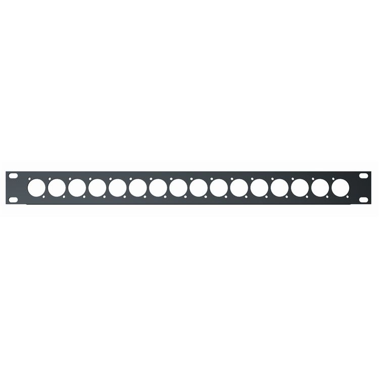 Quik Lok RS294 1-U rack panel with mounting holes for 16 XLR (Neu und ...