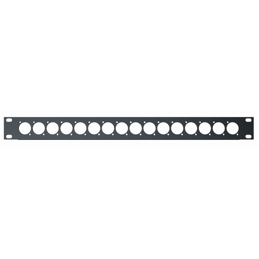 Quik Lok RS294 1-U rack panel with mounting holes for 16 XLR (Neu und ...