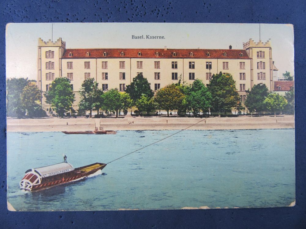 BASEL KASERNE ST,JOHANN.FÄHRE 1912 MILITÄRDIENST ak bs (Gebraucht) in ...