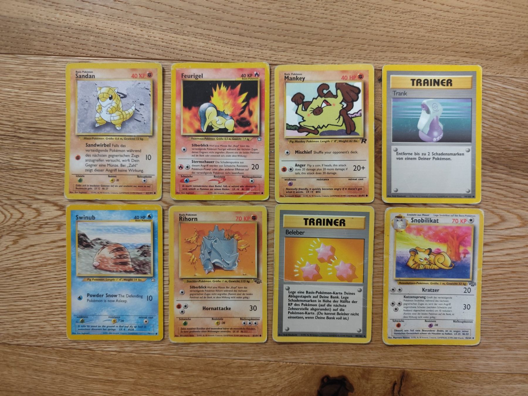 Pokemon Set Base Jungle Fossil Neo vintage non holo ⭐ (Gebraucht) in ...