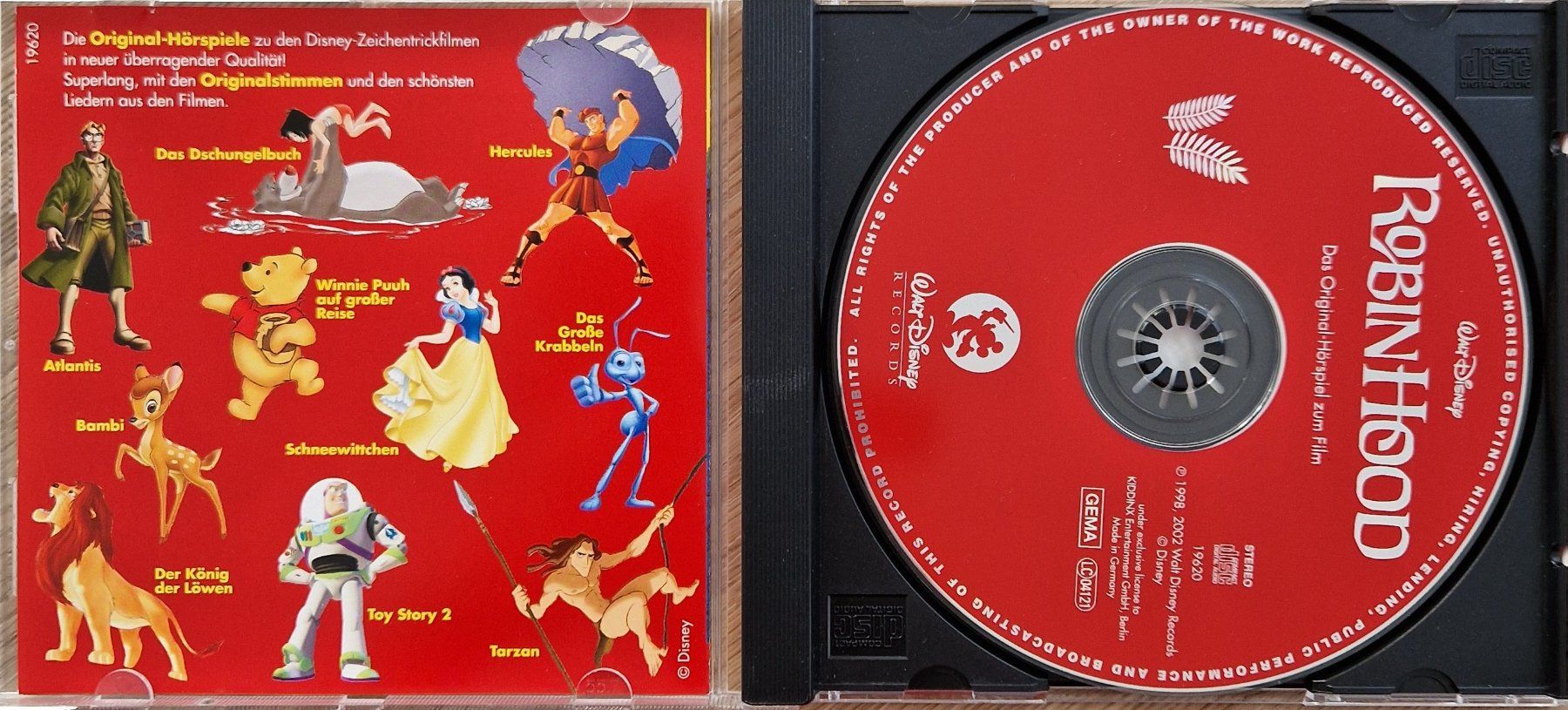 Robin Hood - Das Original-Hörspiel zum Film, Disney CD (Gebraucht) in ...