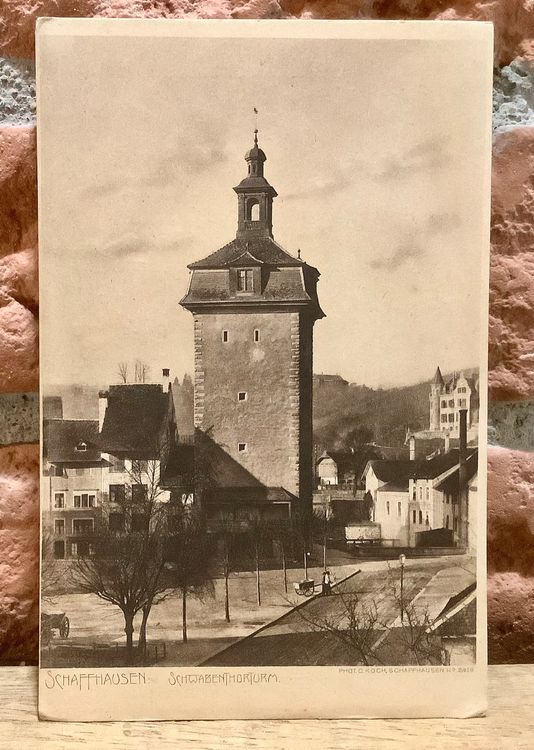 Antike AK - SCHAFFHAUSEN - Schwabentorturm (Gebraucht) in Root für CHF 1 – mit Lieferung auf ...