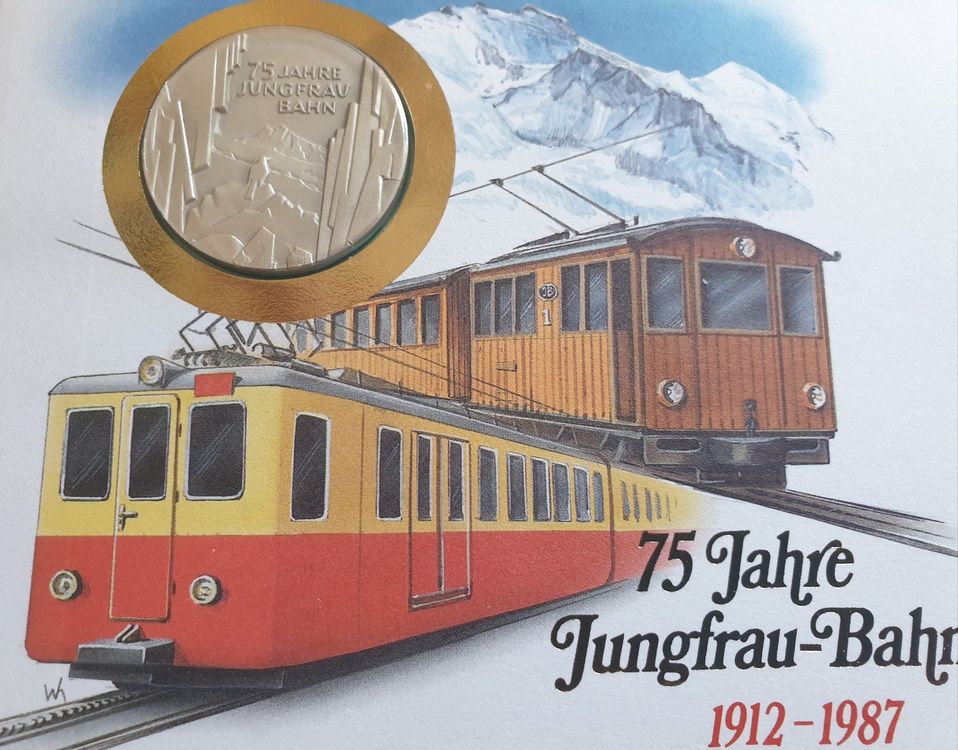 75 Jahre - JUNGFRAUBAHN - 1912-1987 - 1.8.87 - Kl.Scheidegg | Kaufen auf Ricardo
