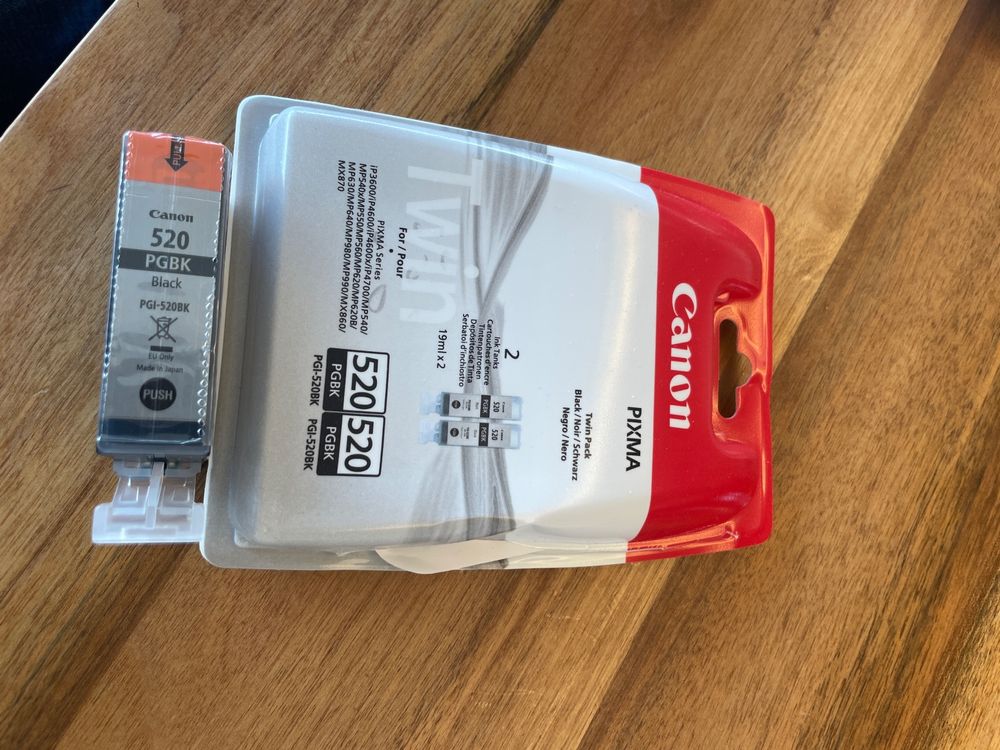Canon Pixma 520 Tinte Original (Gebraucht) in Gisikon für CHF 5 – mit ...