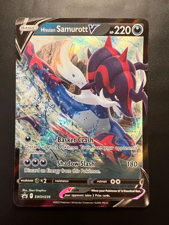 Hisuian Samurott V - Pokemon SWSH Promo EN | Kaufen auf Ricardo