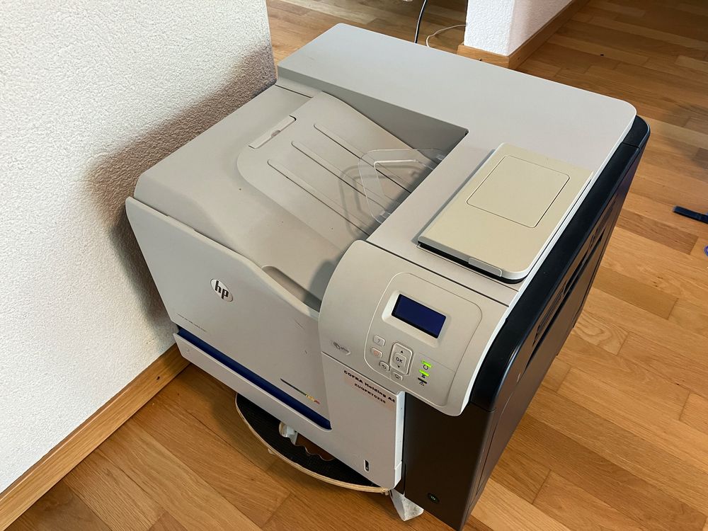 HP Laserjet 500 color M551 Laserdrucker zT vollen Patronen (Gebraucht ...