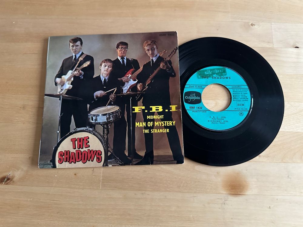 SHADOWS CLIFF RICHARD tolle rare EP 60's F.B.I Frankreich (Gebraucht ...