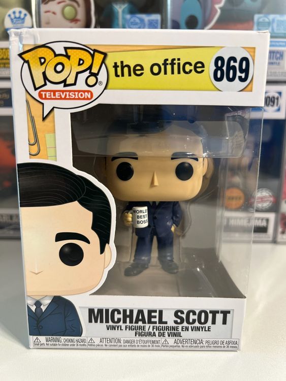 Funko POP! The Office Michael Scott avec Tasse Best Boss (Neu und ...