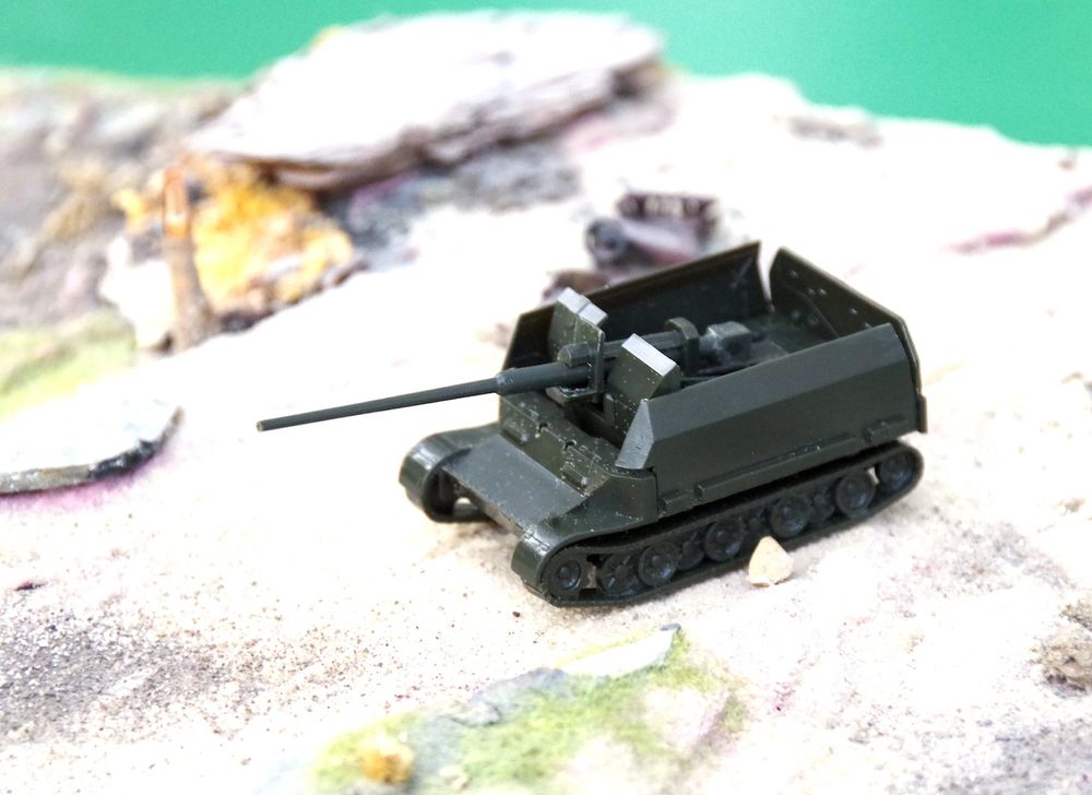 Roco Minitanks H0 Flakpanzer Grille mit Flak 8,8, 1/87, WW2 (Gebraucht ...