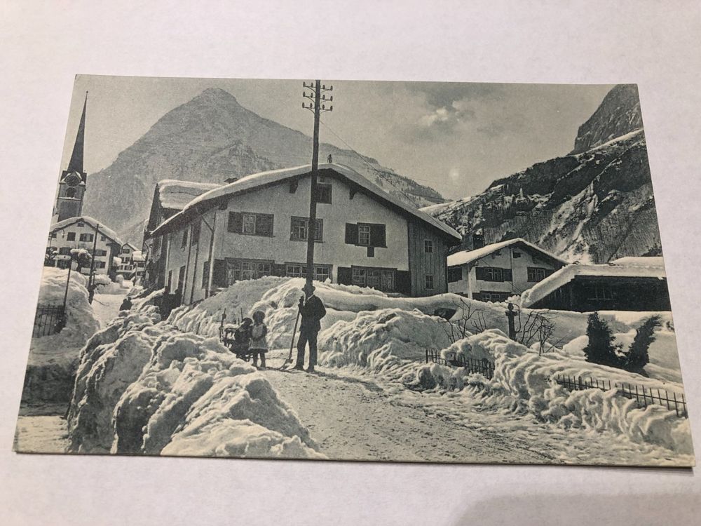 Linthal Dorfstrasse im Winter (Gebraucht) in Pfäffikon ZH für CHF 9 ...