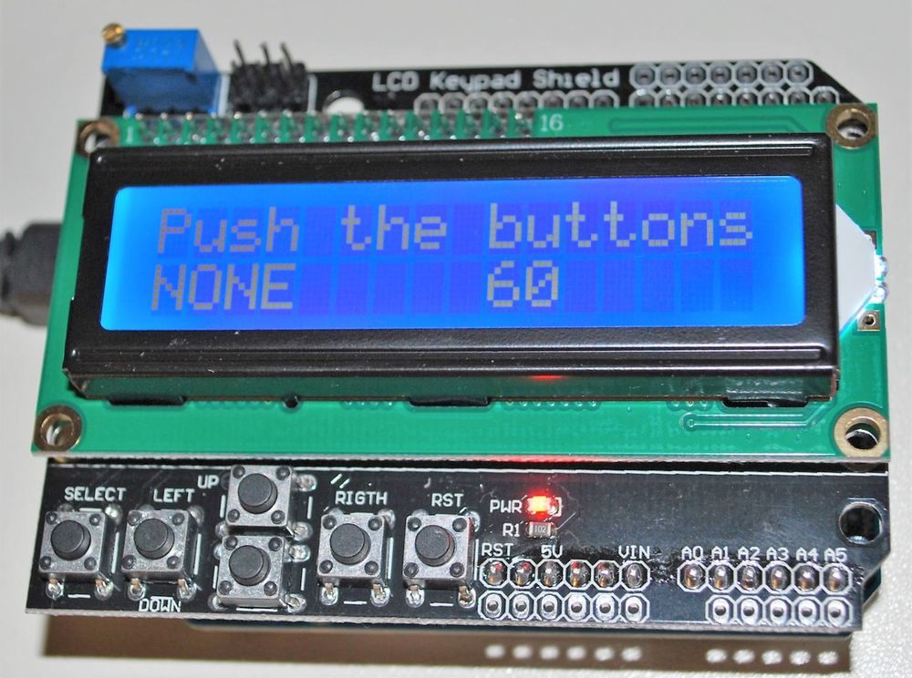 Arduino LCD Shield 1602 mit Tasten (Neu und originalverpackt) in ...