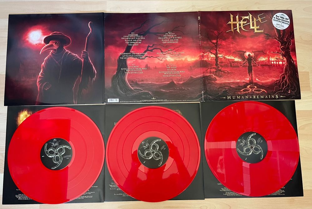 Hell Human Remains Vinyl Lp Red 3x Vinyl 219/250 | Kaufen auf Ricardo