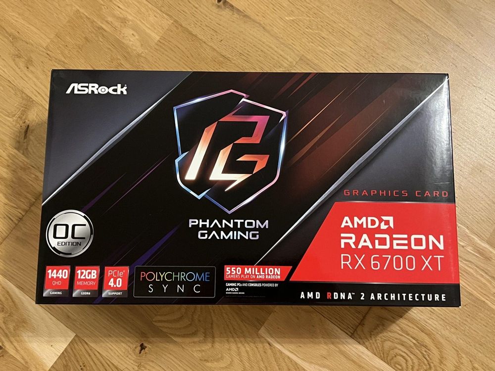 AsRock AMD Radeon™ RX 6700 XT Phantom Gaming D 12GB OC | Kaufen auf Ricardo