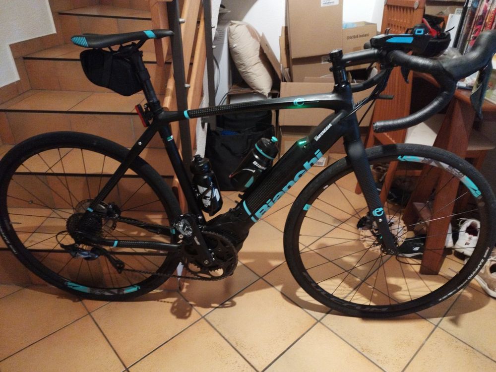 Gravel E-bike Electric Rennvelo ebike Bianchi e-road Polini (Usato) a ...