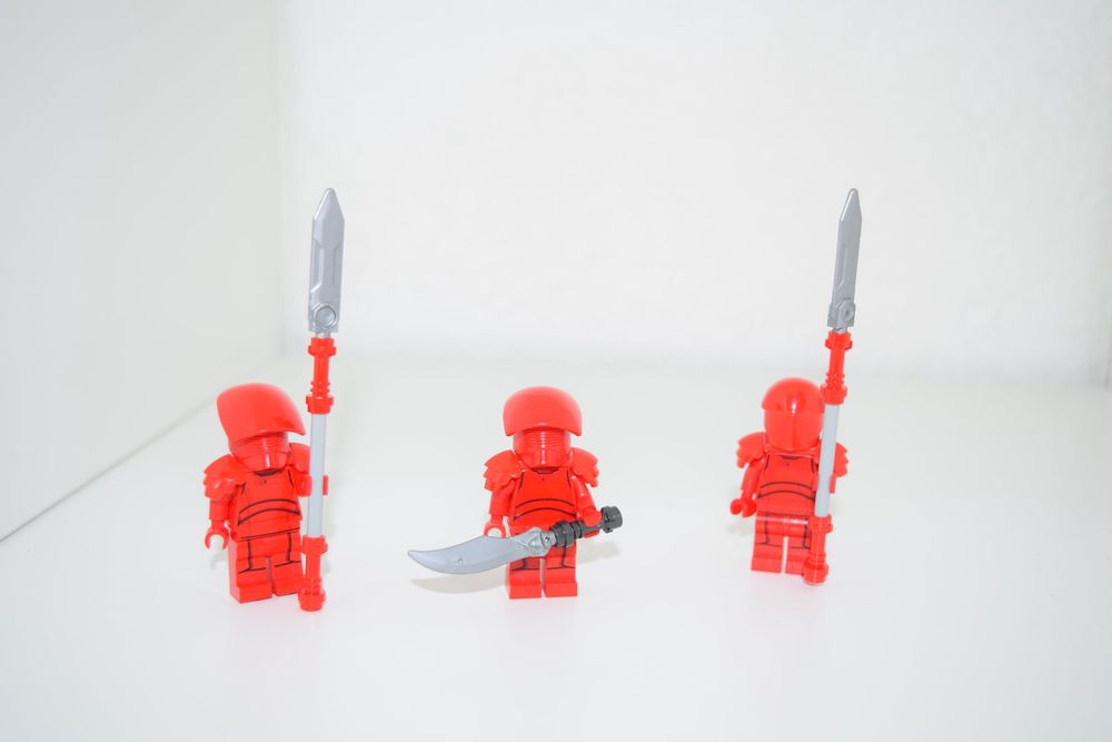 Lego Star Wars red Guards von Snoke 3x Figuren SELTEN | Kaufen auf Ricardo