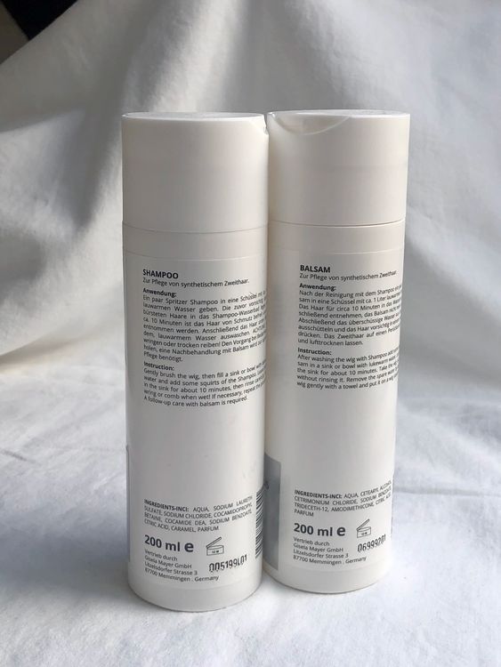 GISELA MAYER Set: Shampoo und Balsam für Kunsthaar, je 200ml (Neu (gemäss Beschreibung)) in ...