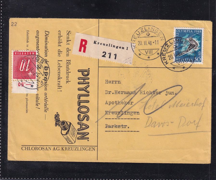 Chlorosan AG Kreuzlingen - 1948 - Recommandé | Kaufen auf Ricardo