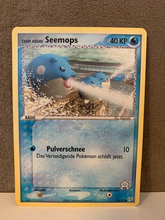 Pokemon Seemops EX Team Magma vs Team Aqua DE 56/95 | Kaufen auf Ricardo