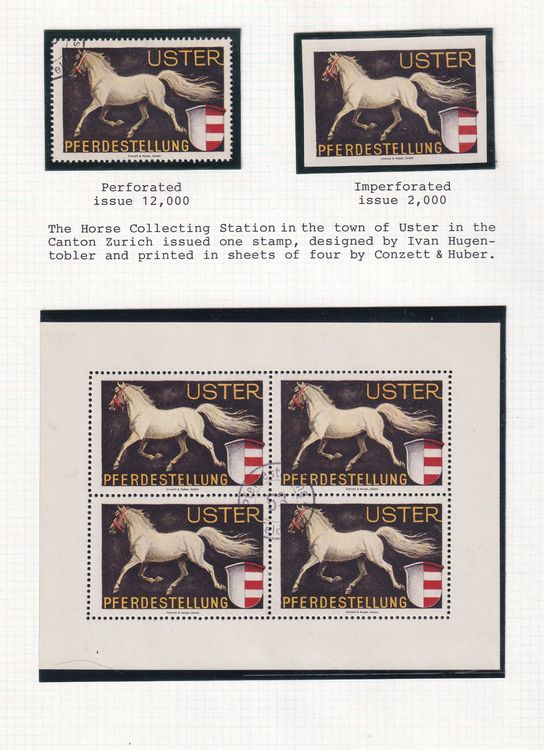 Pferdesammelstellung Uster (Gebraucht) in Birsfelden für CHF 7.5 – mit Lieferung auf Ricardo kaufen