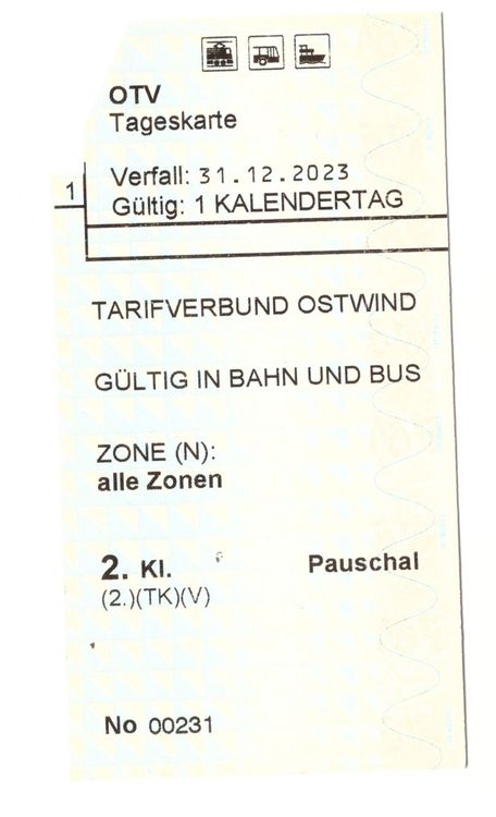 Tarifverbund Ostwind Tageskarte (auch ohne Halbtax gültig) (Neu (gemäss ...