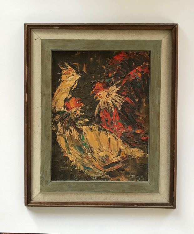 Tableau ancien à l’huile de Jan Meyer 1927-1995 (Gebraucht) in Penthaz ...